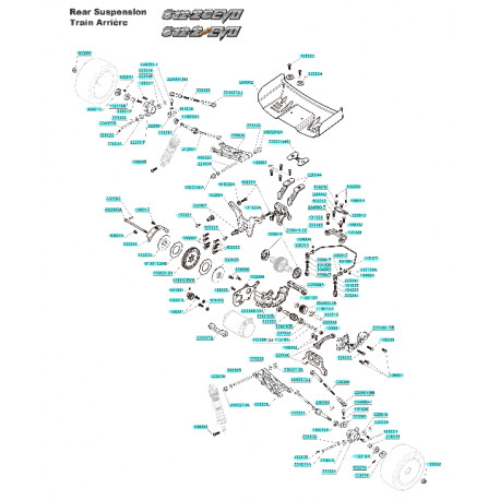 S12-2C/D Rear Suspension - Donuts Racing