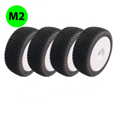 GRIP M2 (MEDIUM) 2 full pairs unglued - Donuts Racing