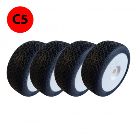 GROOVE C5 Ultra Soft Train complet à coller - Donuts Racing